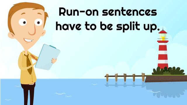 Run-on Sentences for Children | Classroom Grammar Video | Quizalize