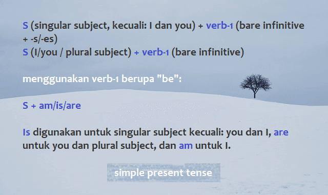 Pengertian, Rumus, Fungsi dan Contoh Kalimat Simple Present Tense | Quizalize