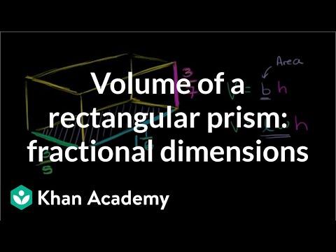Volume of a rectangular prism: fractional dimensions | Quizalize